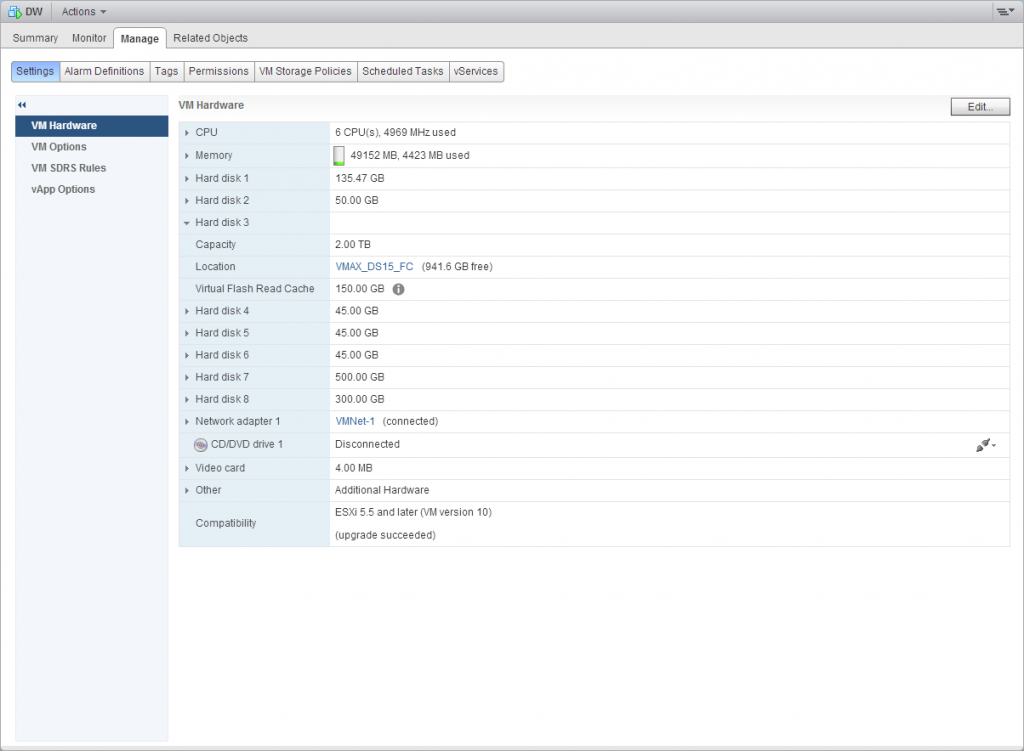 vSphere Flash Read Cache – Part 2: Implementation – SpectralCoding